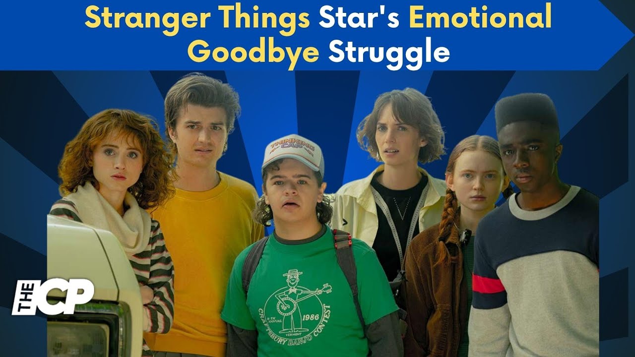Stranger Things Star's Emotional Goodbye Struggle - YouTube