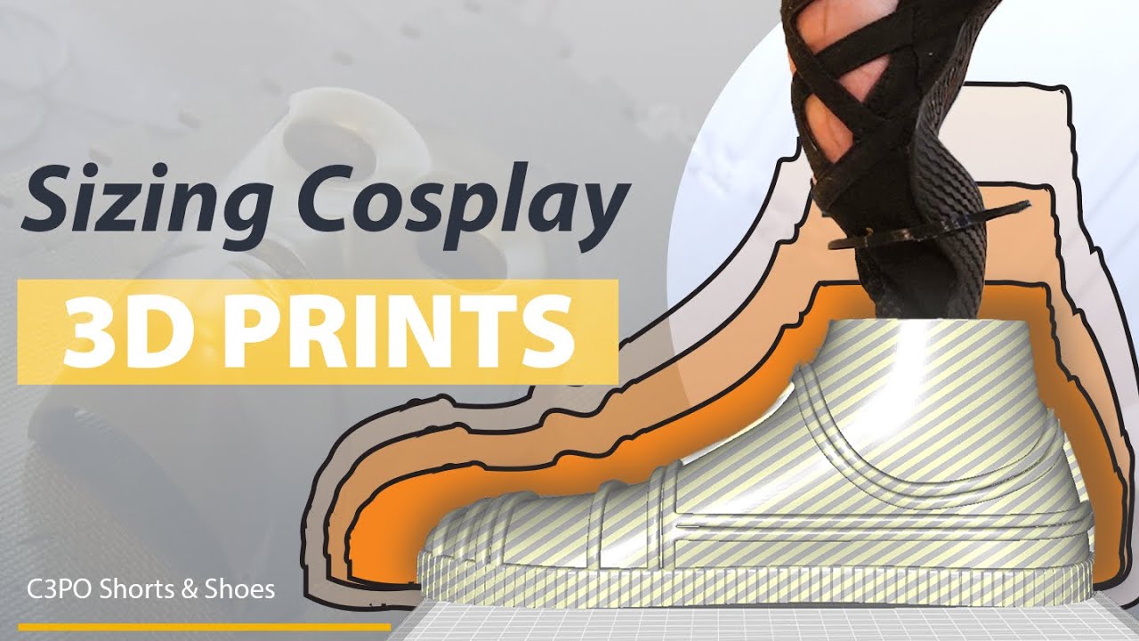 Scaling Cosplay 3D Prints - C3PO - YouTube