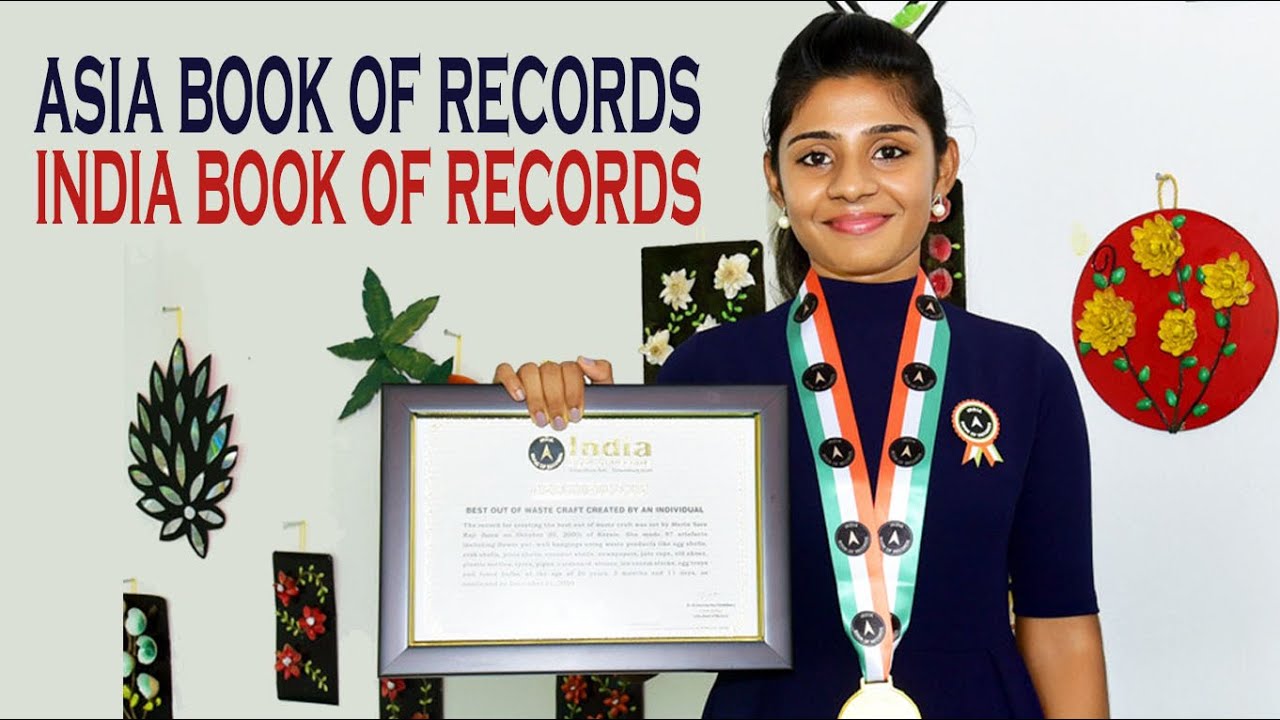 India Book of Records | Asia Book of Records | MERIN SARA REJI | Life ...