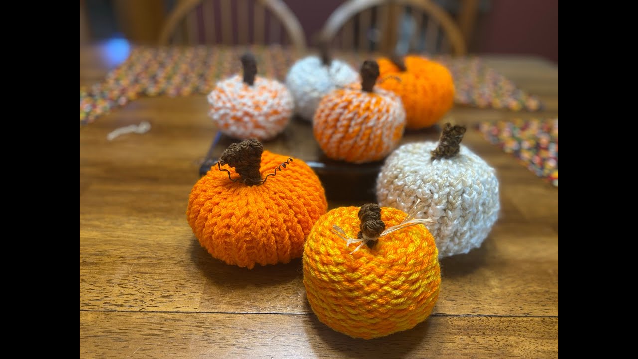 Loom Pumpkin tutorial - YouTube