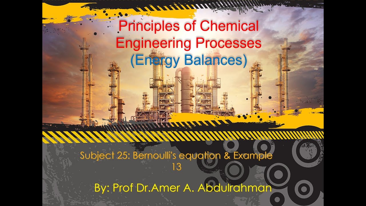 Principles of Chemical Engineering Processes (Energy Balances ...