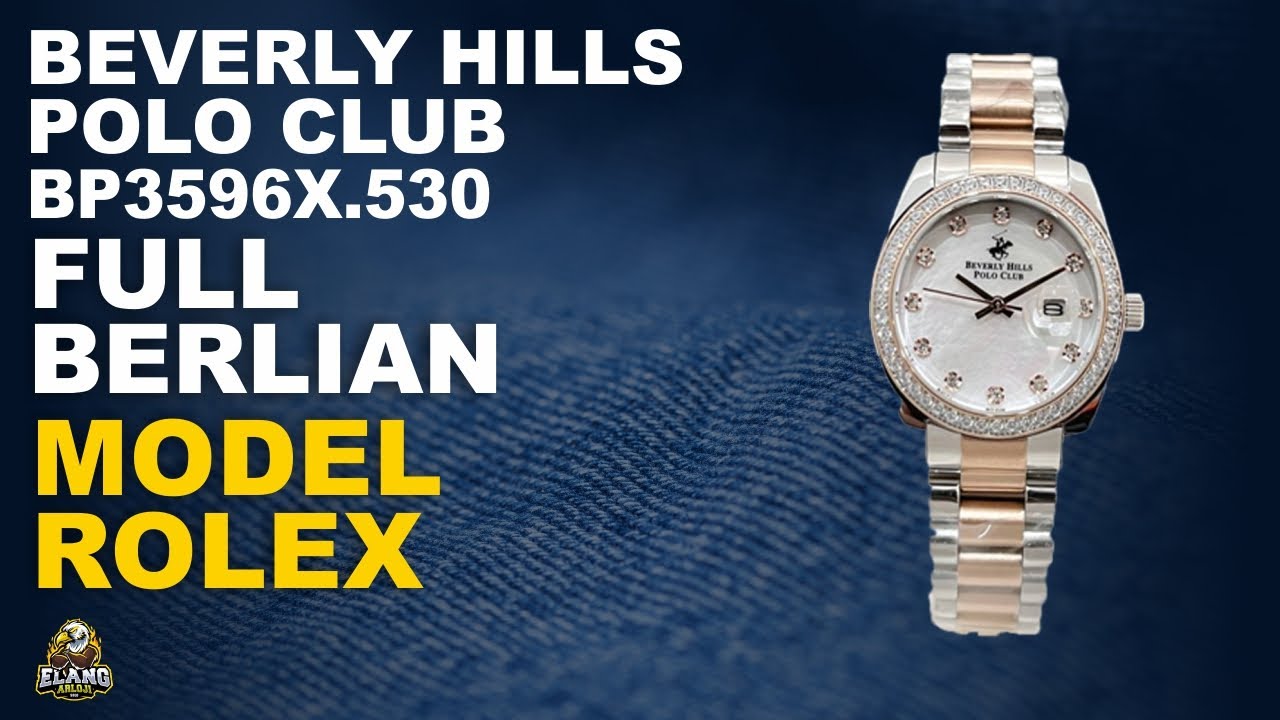 BEVERLY HILLS POLO CLUB BP3596X.530 : JAM TANGAN POLO FULL BERLIAN ...