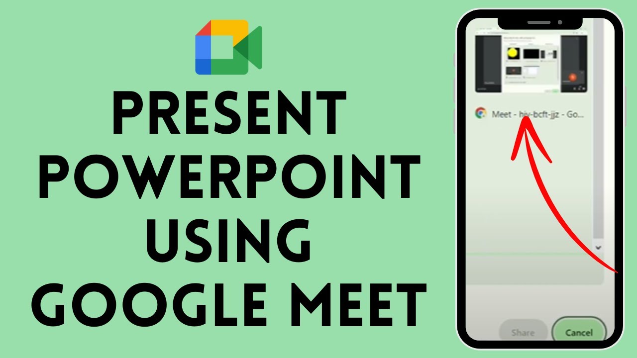 How to Present PowerPoint Using Google Meet 2024 | Google Tutorial ...