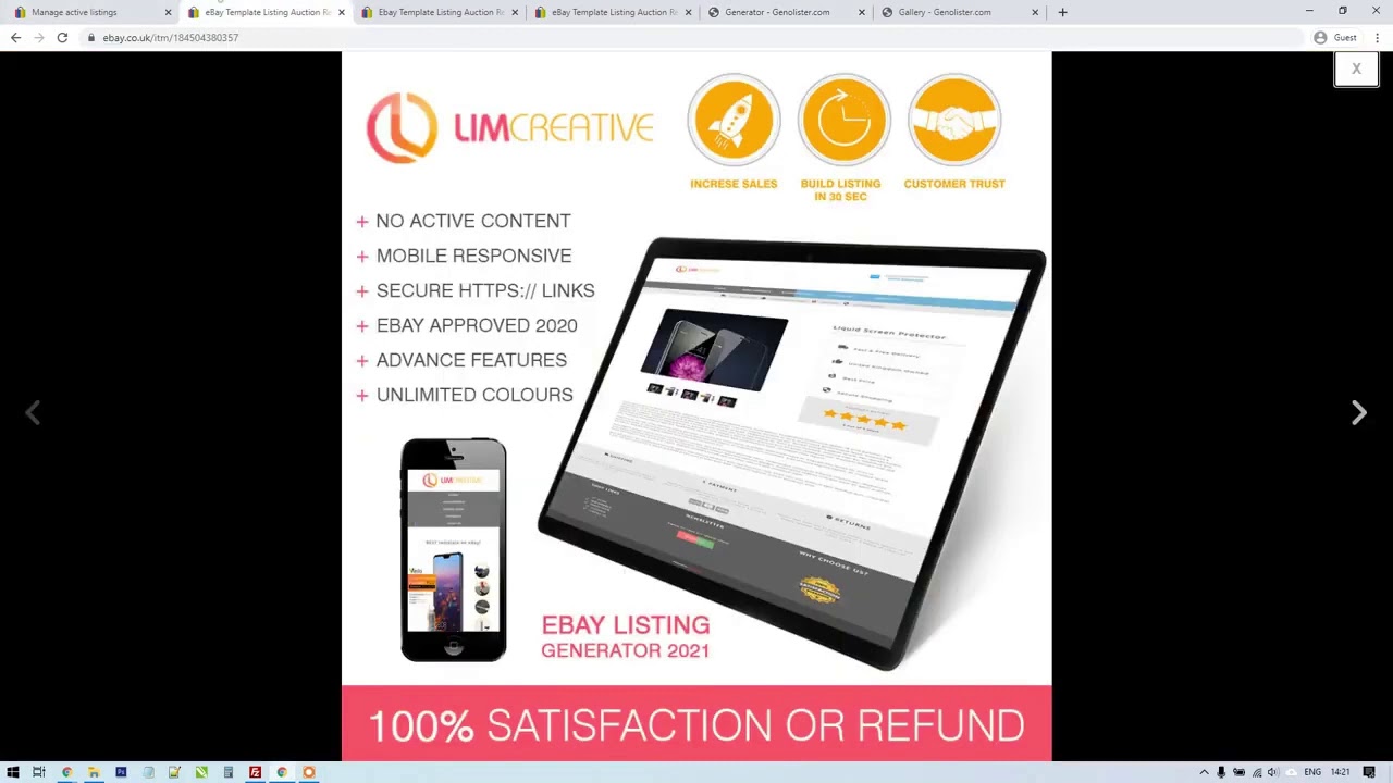 How To Use Genolister EBay Template Generator YouTube How To Use Genolister EBay Template Generator YouTube