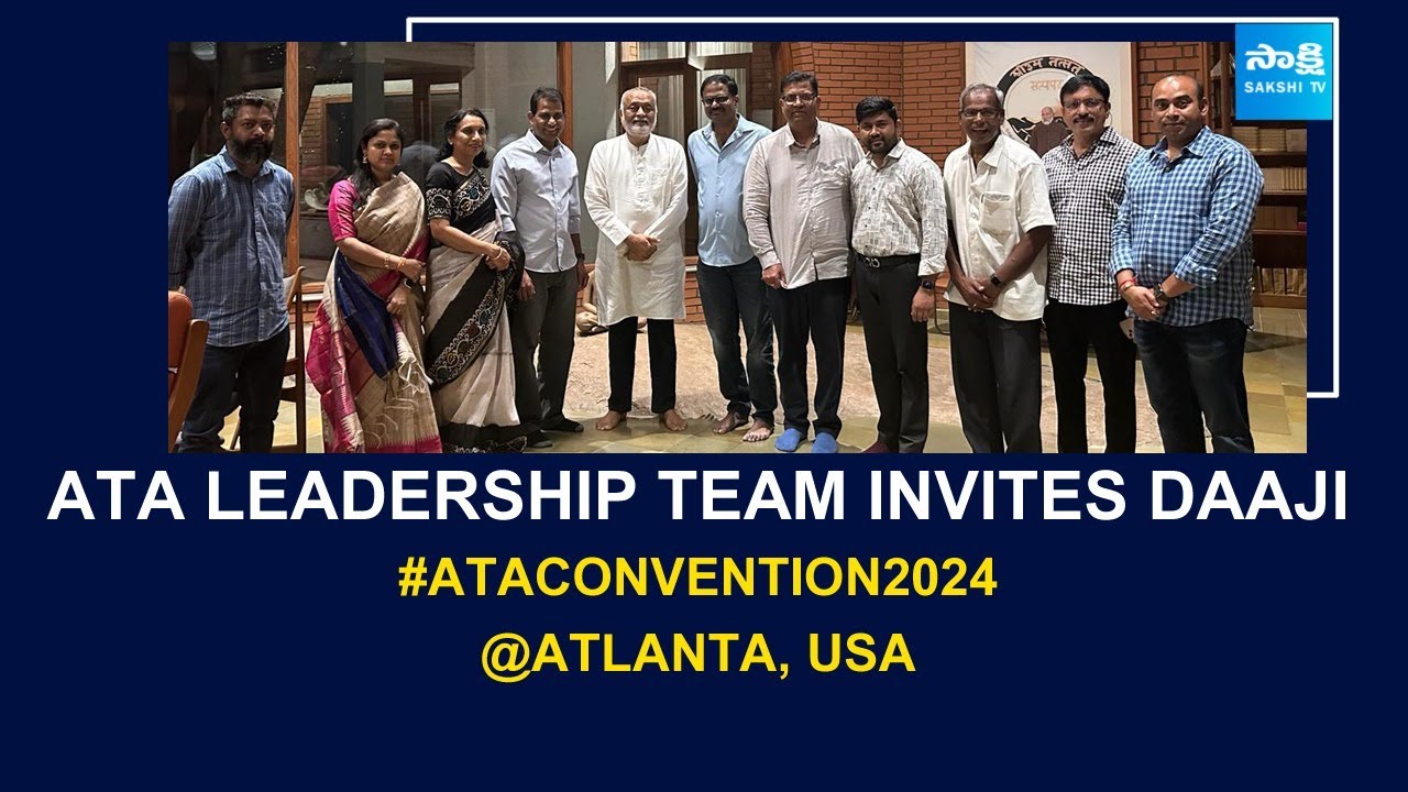 American Telugu Association ATA Leadership Team invites Daaji for ATA ...
