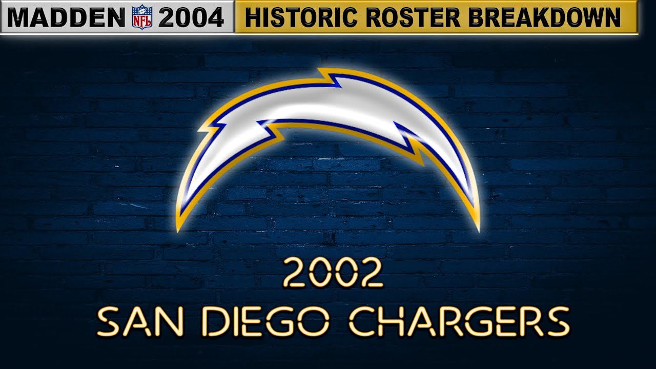 Madden NFL 2004 Historic Teams - 2002 San Diego Chargers Historical ...