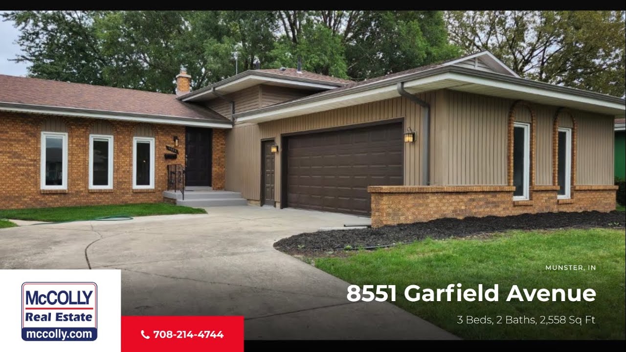 8551 Garfield Avenue, Munster, IN | MLS #539436- McColly - YouTube