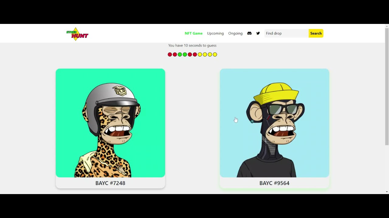 Etherhunt BAYC Game 001 - YouTube