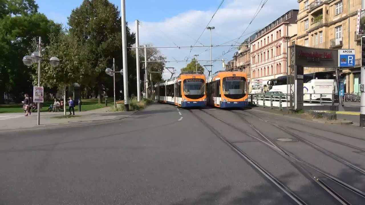 RNV Bombardier Variobahn (RNV6ZR) 4141+4136 & 4152 | tramhalte ...