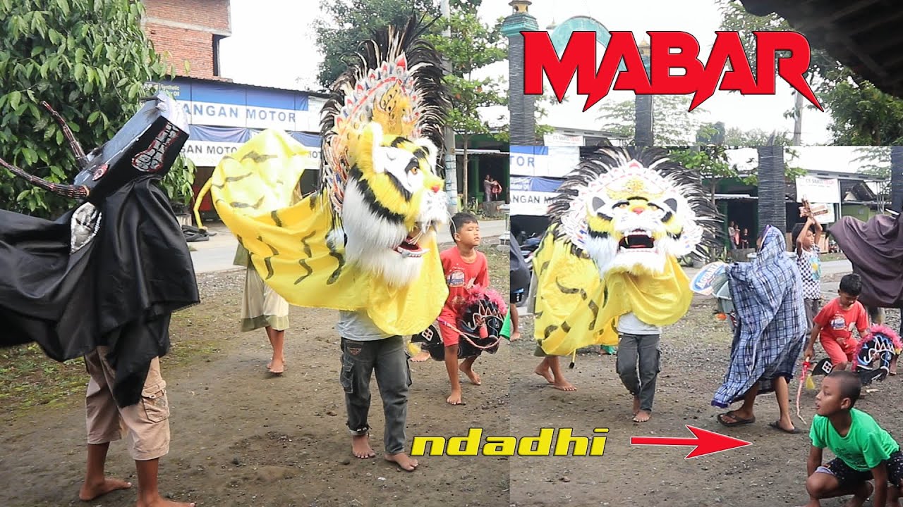 BOCIL MABAR BARONGAN SEMUA MAIN ADA YANG DADHI DAN KESURUPAN - YouTube