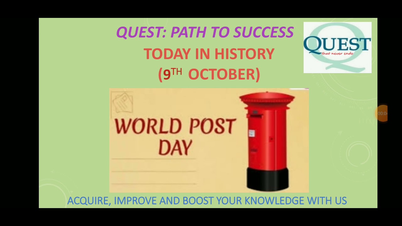 9th October in History - YouTube