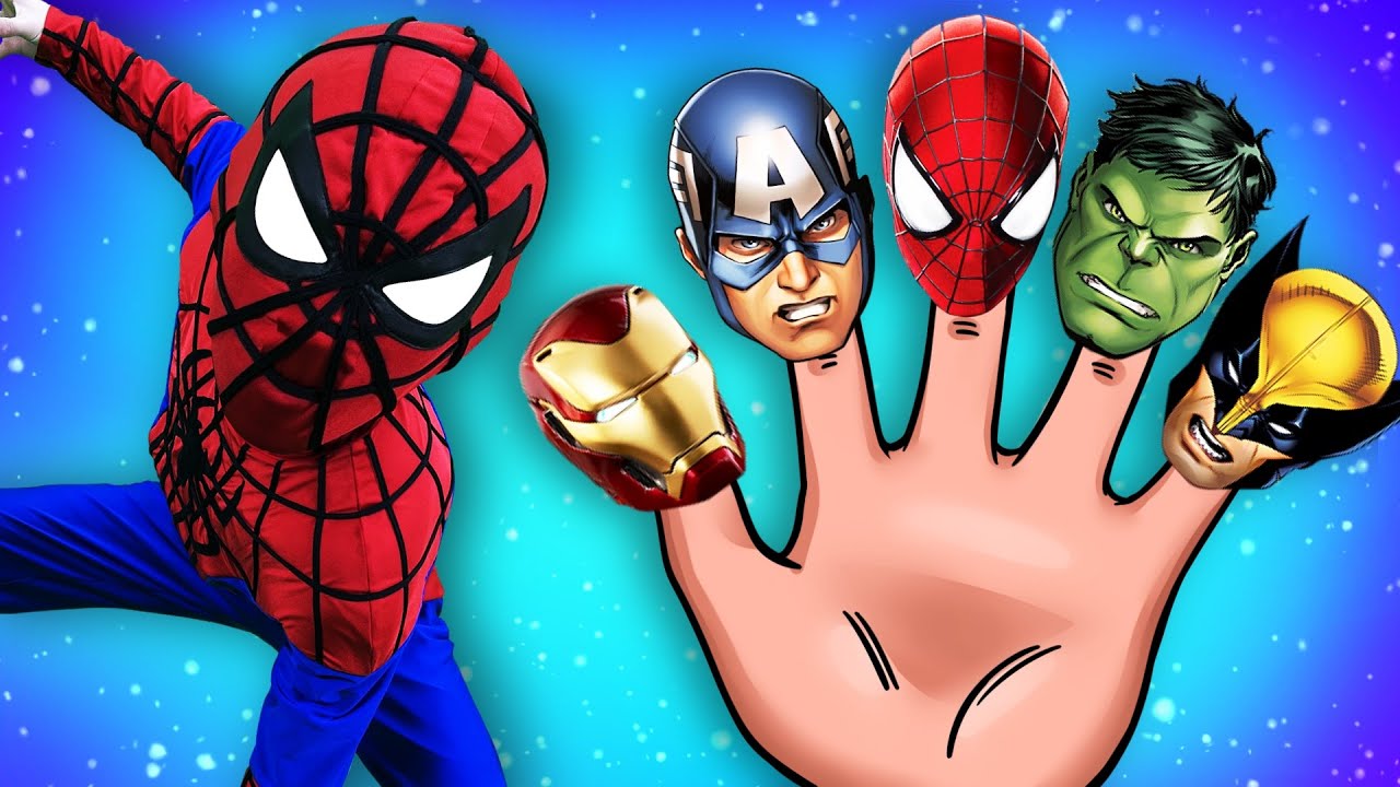 SuperHero Finger Family | ToddlerX Kids Songs & Nursery Rhymes ...