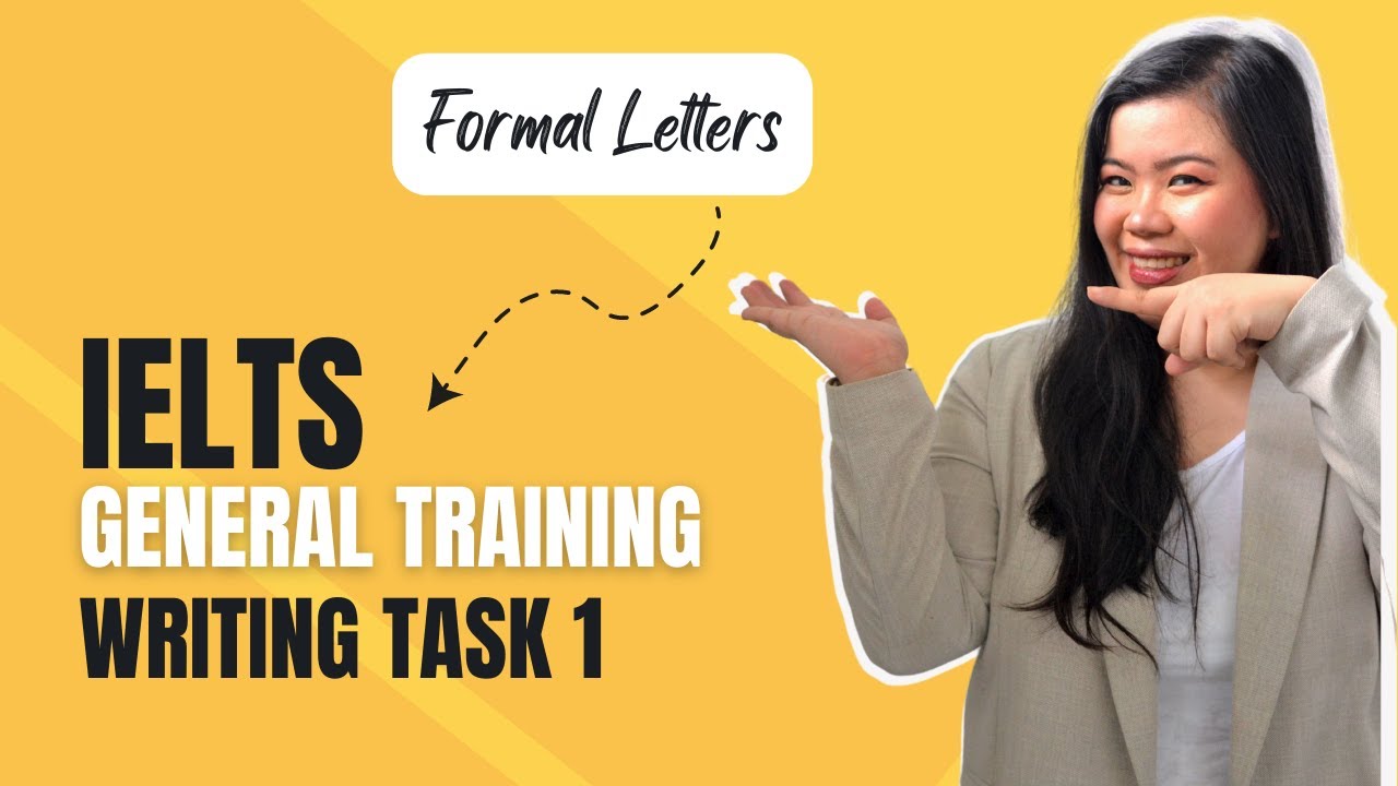 IELTS General Training Writing Task 1 - Formal Letter - YouTube