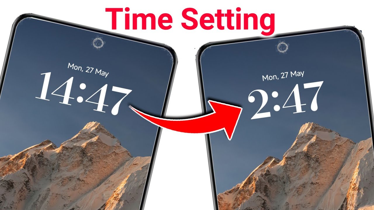 Mobile mein time setting kaise karen | Time setting kaise karen ...