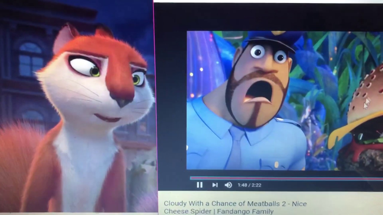Cloudy 2 & The Nut Job 2 Nice Cheese Spider Scene/Andie See Sam ...