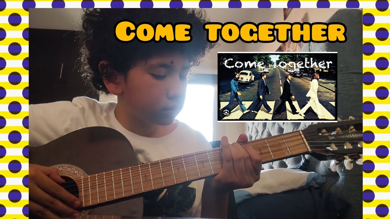 Como tocar Come together de the beatles en guitarra acústica - YouTube