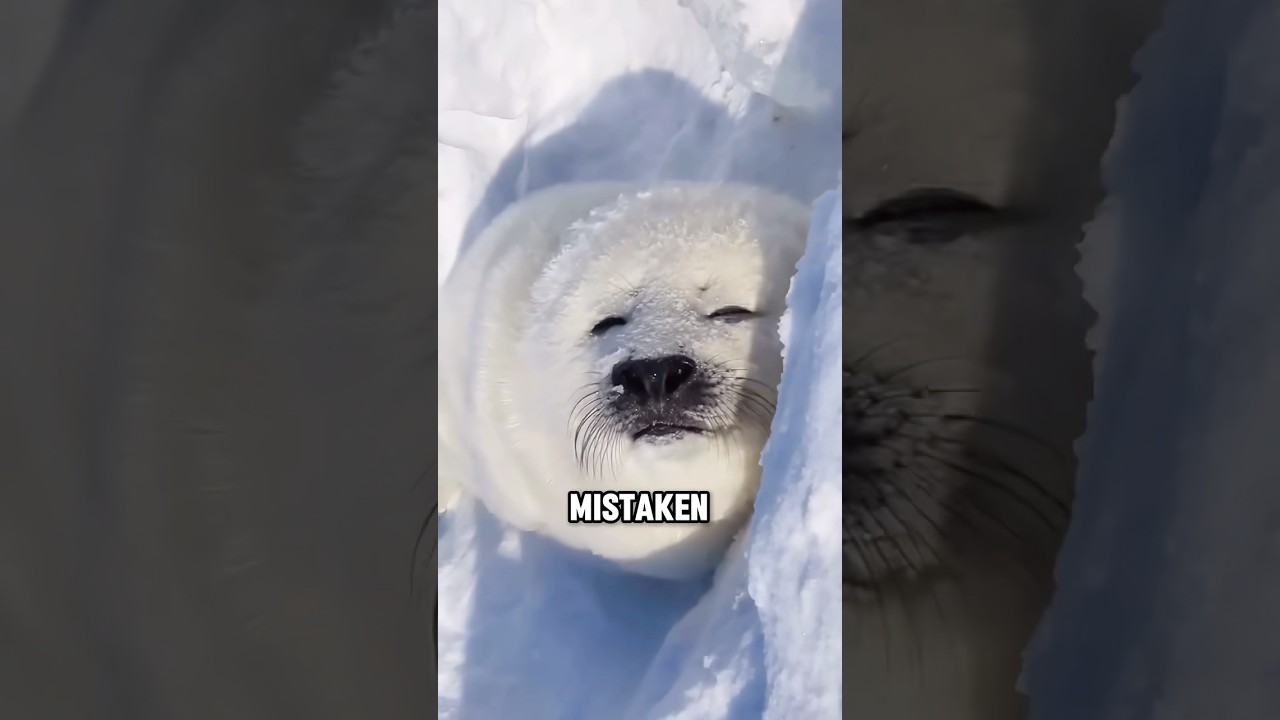 Why This Baby Harp Seal Tried to Cuddle a Human #animals #seal #cute ...