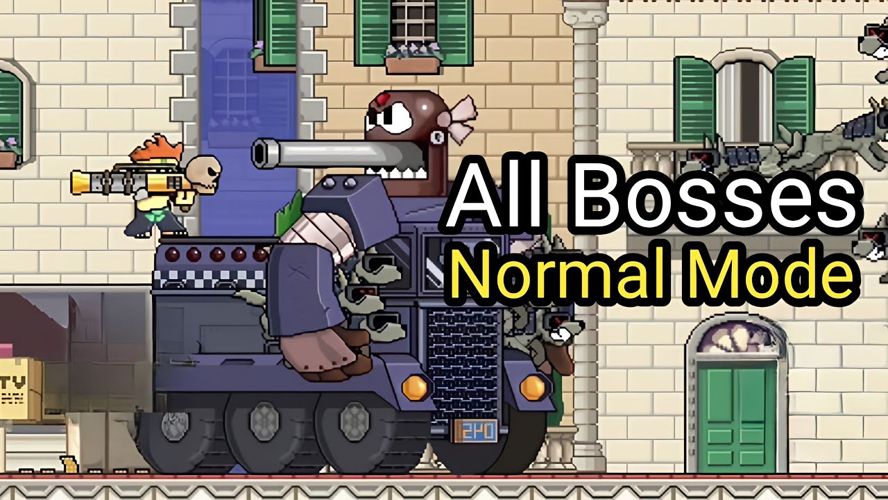 Dan The Man Dan - All Bosses (Normal Mode) - YouTube