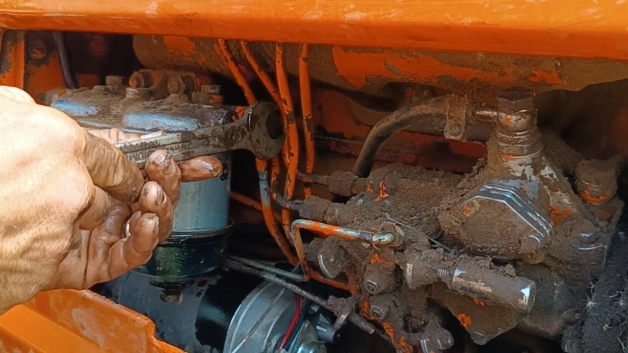 FIAT 605C - COME SPURGARE IL MOTORE DA ARIA O MORCHIA - YouTube