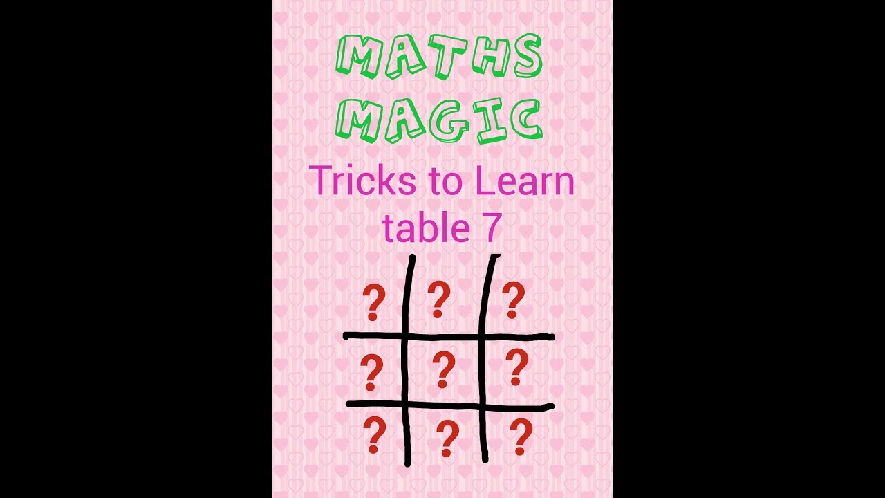 7 Times Table Tricks YouTube 7 Times Table Tricks YouTube