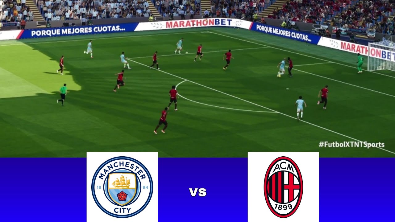 Manchester City vs AC Milan 2-3 | Club Friendly 2024 | Match Highlights ...