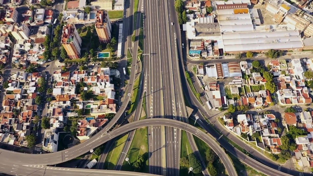 Free Empty Highway/Empty Road Drone Shot - Stock Footage - (No ...