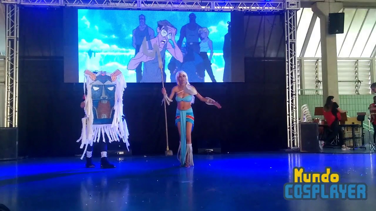 Princesa Kidagakash do filme Atlantis - Concurso Cosplay - Mega CAF ...