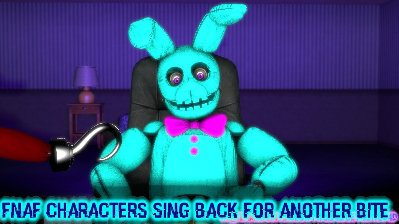 fnaf characters sing back for another bite - YouTube