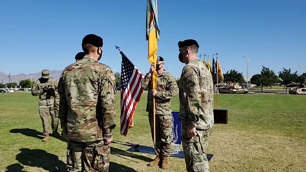 Steel Tiger Change of Command Ceremony - YouTube