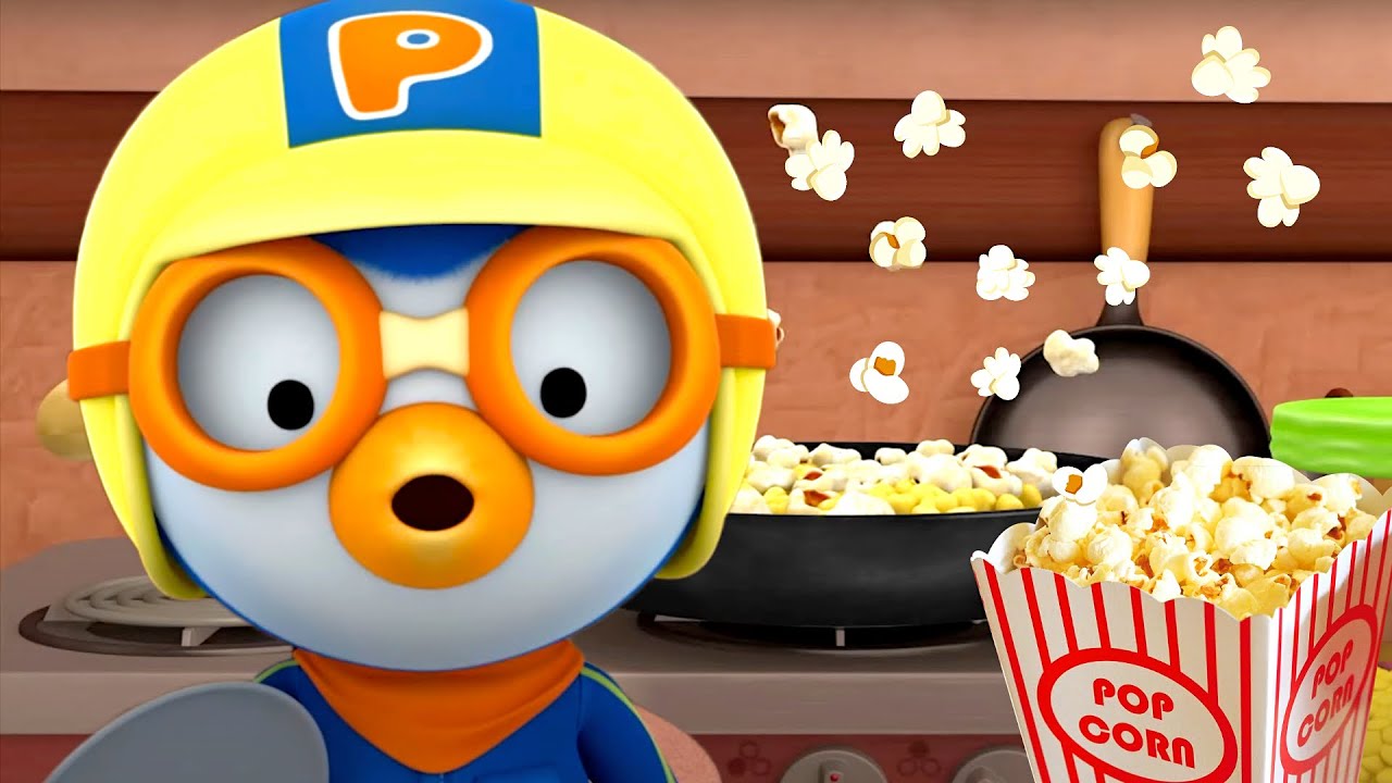 English Cartoons For Toddlers | Pororo - Popcorn Time | Best Cartoons ...