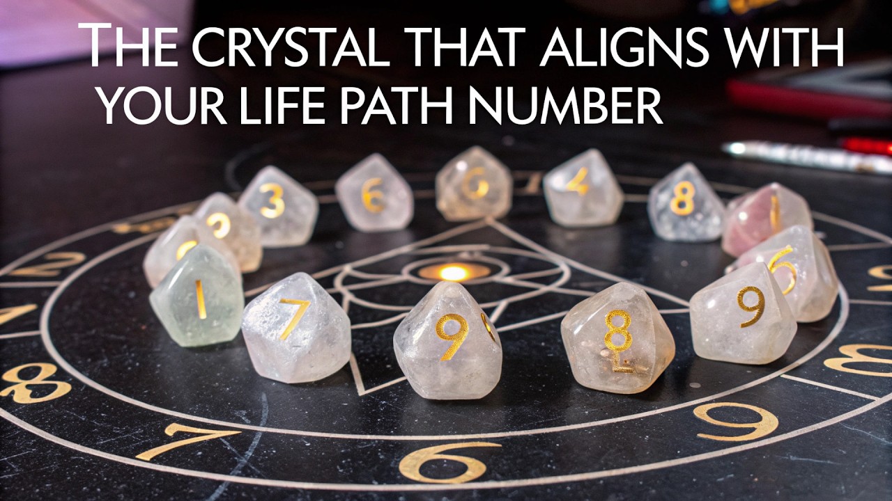 The Crystal That Aligns With Your Life Path Number - YouTube