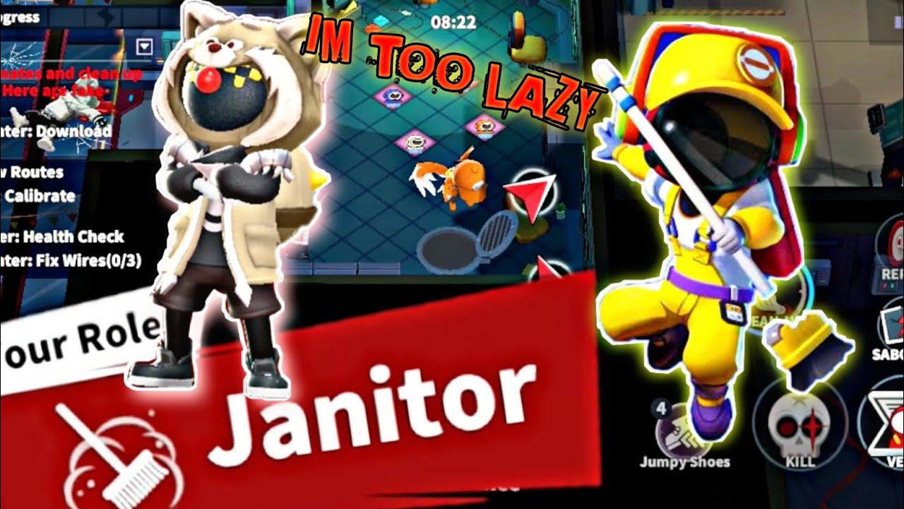 Janitor Super Sus | Ubos na pala | Hypnotist Vs Impostor - YouTube