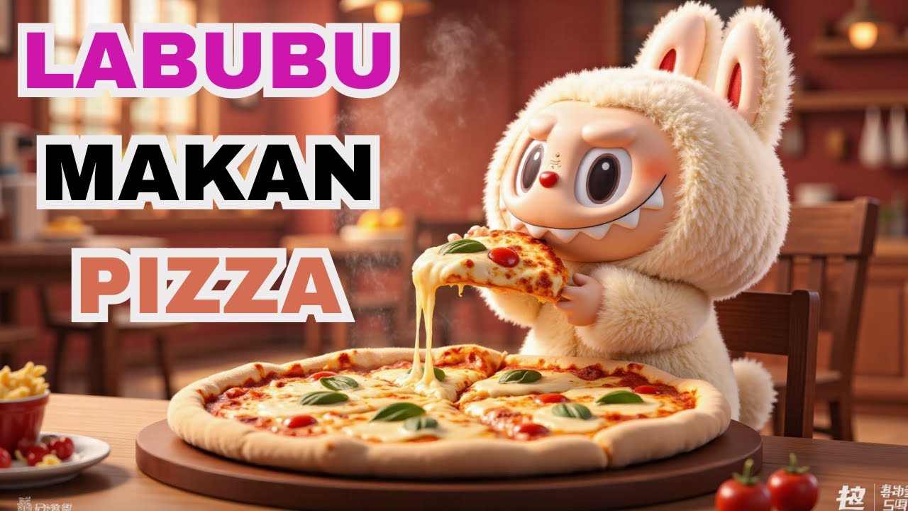 LAGU LABUBU MAKAN PIZZA - LAGU ANAK INDONESIA #labubu # ...