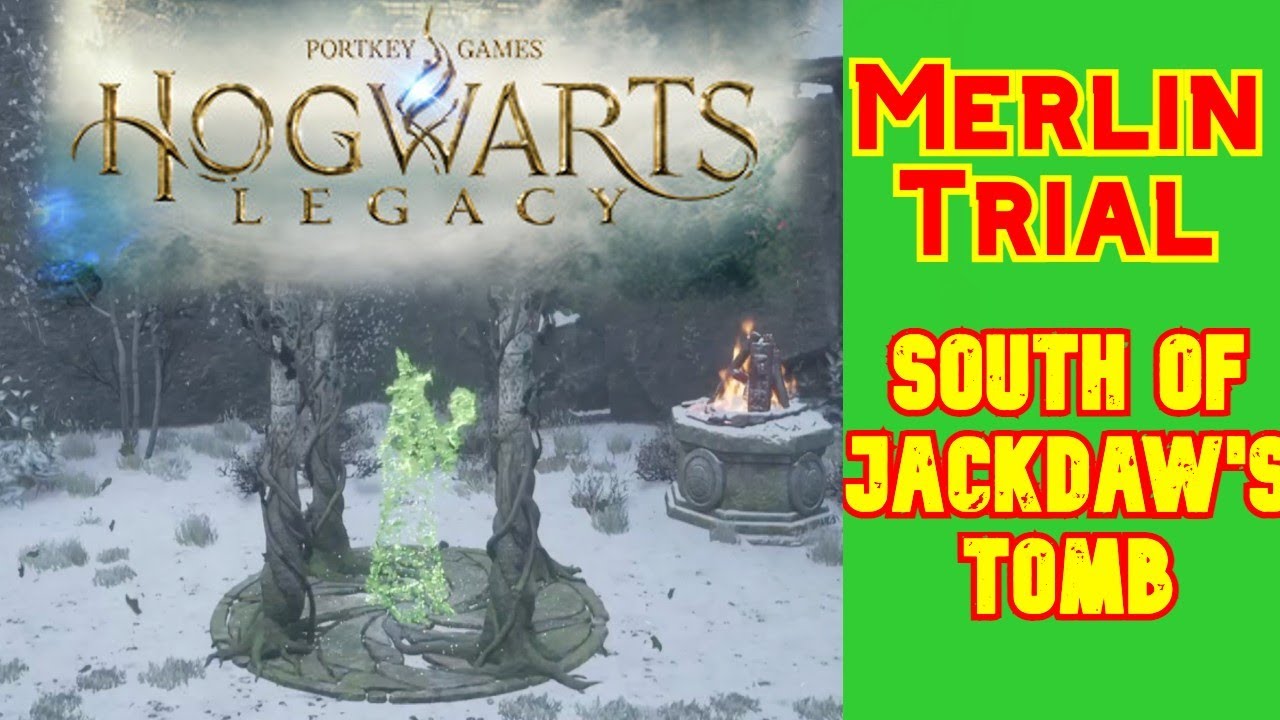 Hogwarts Legacy | Merlin Trial South of Jackdaw's Tomb! - YouTube