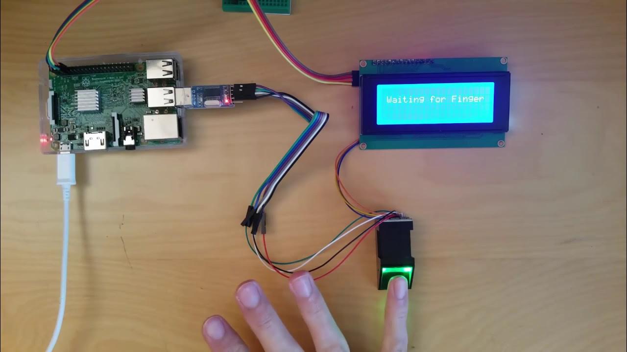 Raspberry Pi Fingerprint Sensor zur Authentifizierung - YouTube