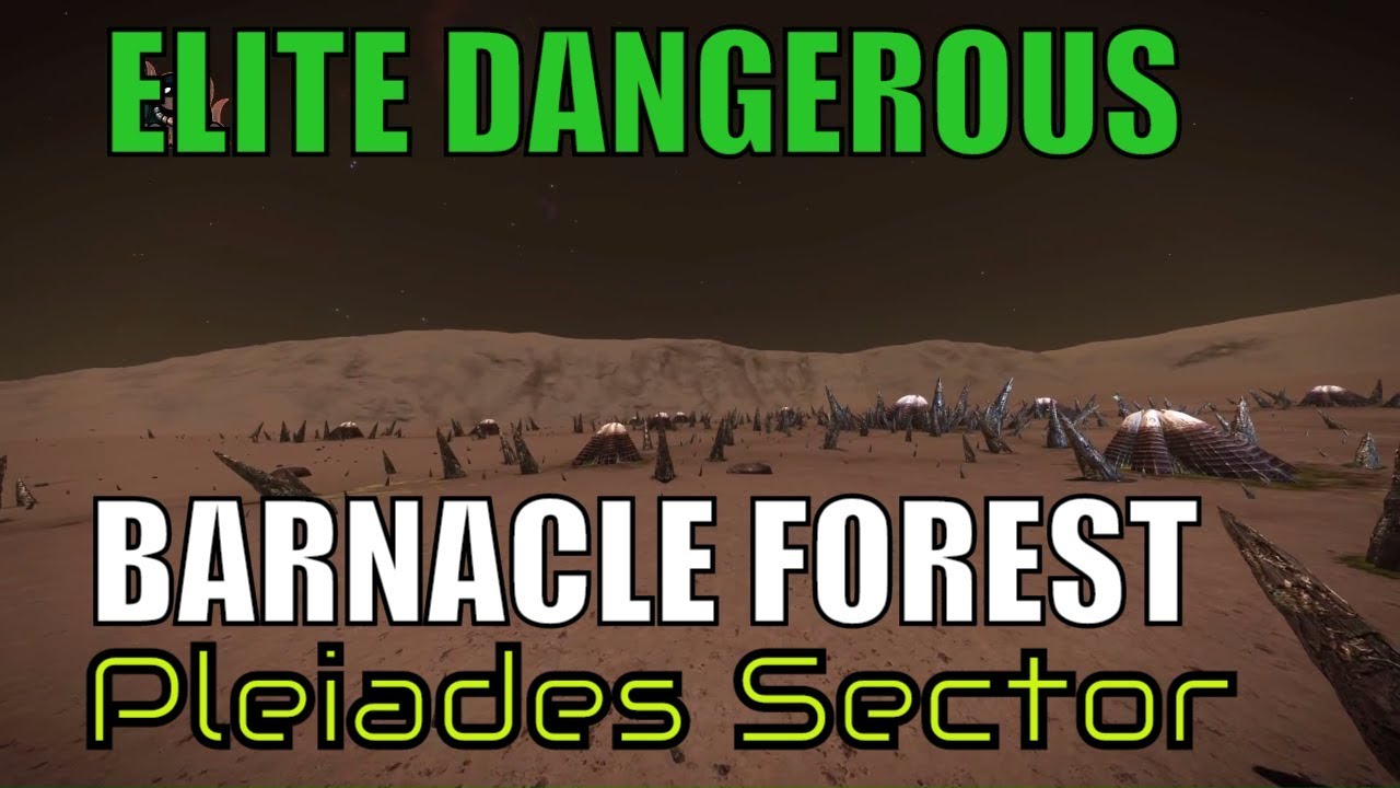 Pleiades Thargoid Barnacle Forest // Elite Dangerous - YouTube