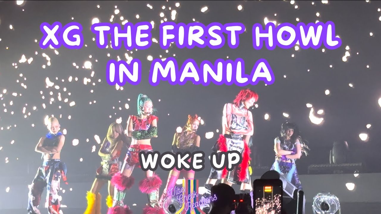 XG First Howl in Manila 4K Fancam Woke Up Sing-along with Alphaz - YouTube