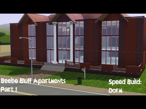 Beebe Bluff Apartments Speed Build: Dorm Part 1 - YouTube