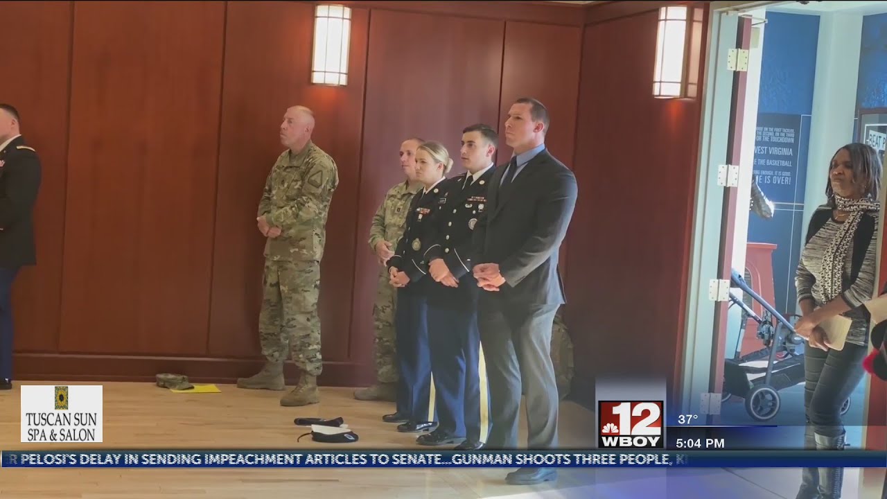 WVU ROTC holds graduation ceremony - YouTube
