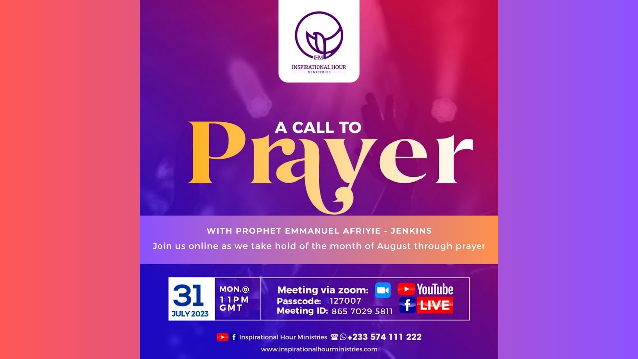 A CALL TO PRAYER JULY 2023 YouTube a-call-to-prayer-july-2023-youtube
