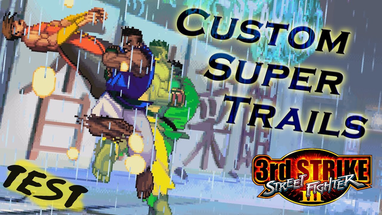 Custom Super Trails - 3rd Strike Palmod Test - YouTube