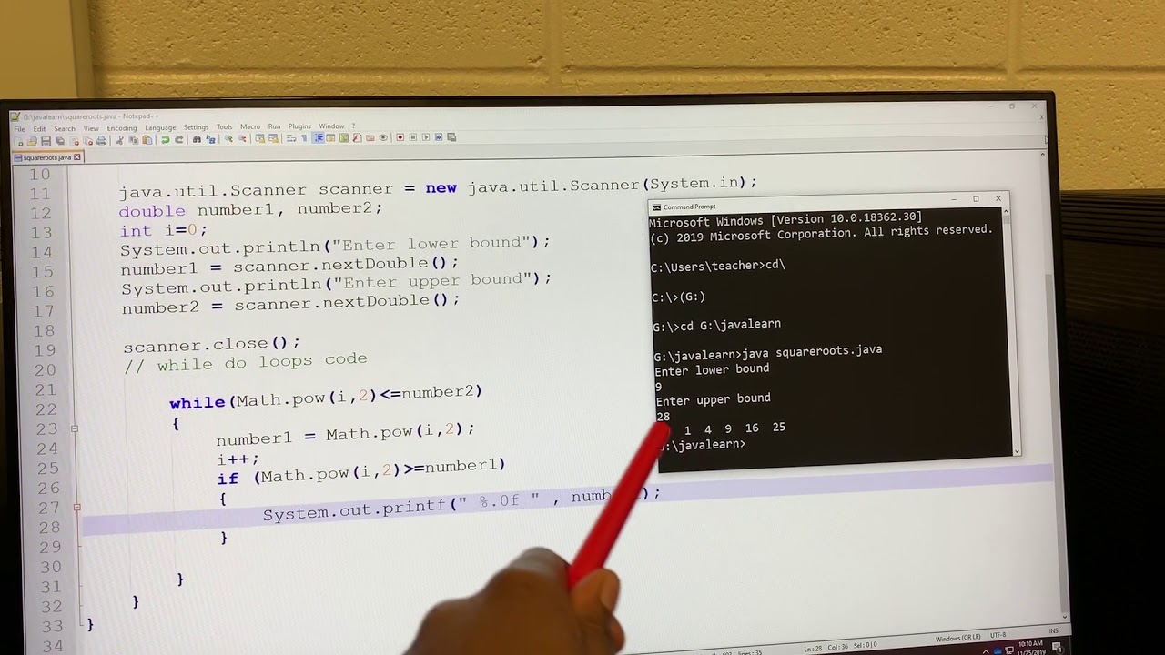 O. Osunbor's JAVA Program: Perfect squares between user set range of ...