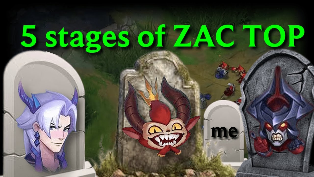 5 stages of ZAC TOP *stream highlights* #2 - YouTube