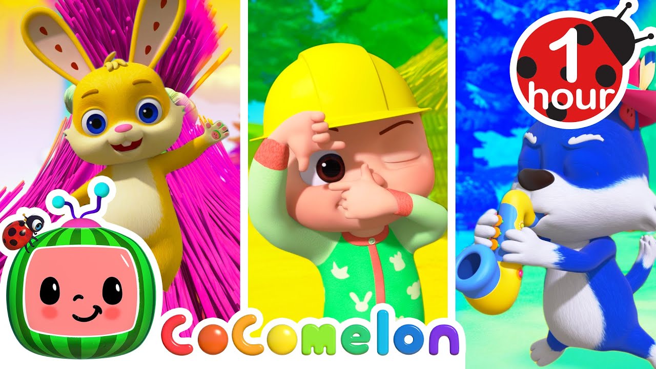 1...2...3 Little Friends | CoComelon JJ's Animal Time | Animal Songs ...