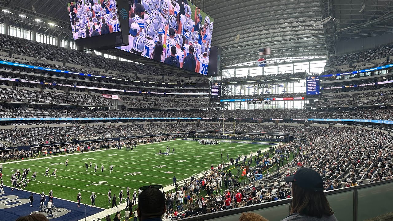 A glimpse inside Dallas Cowboys game AT@T Stadium in Arlington, TX # ...