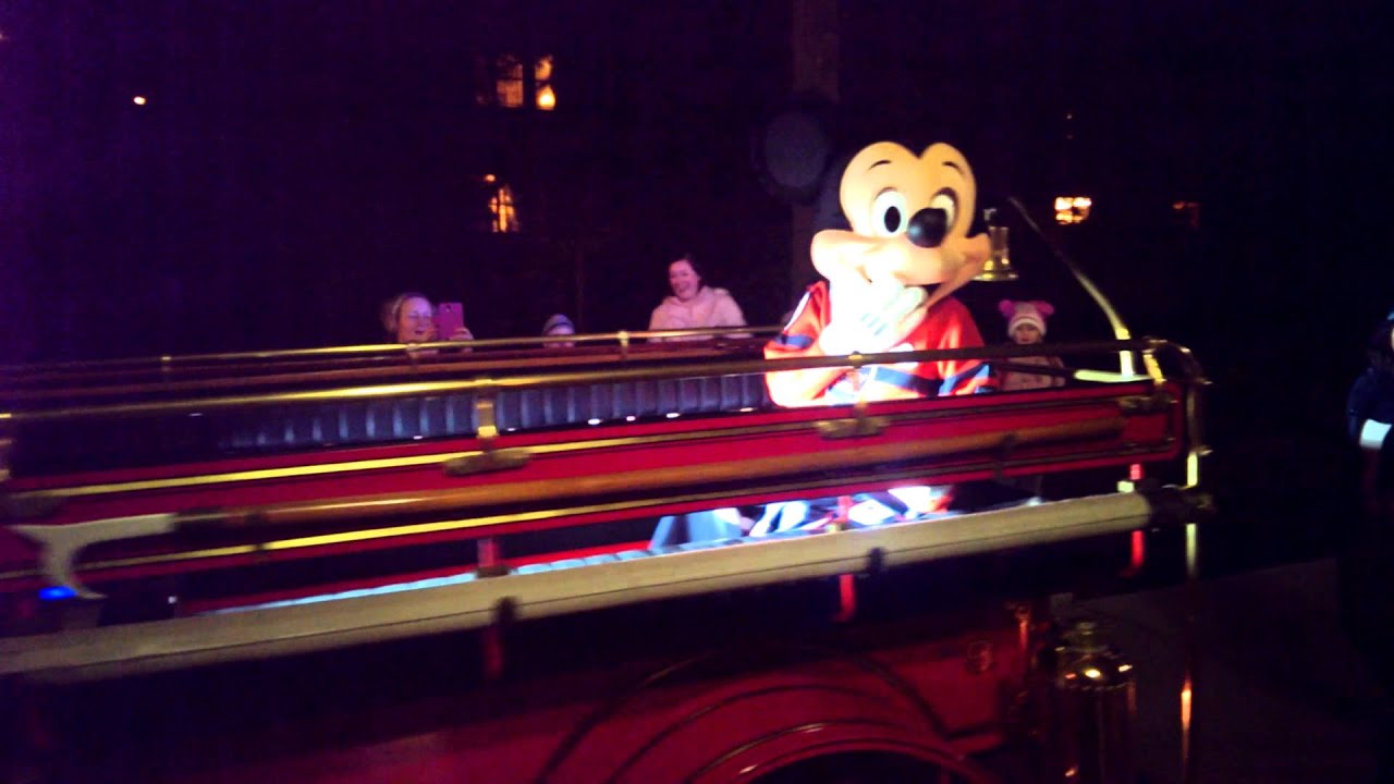 Mickey Mouse appears at Mickey's Magical Fireworks & Bonfire 2014 ...