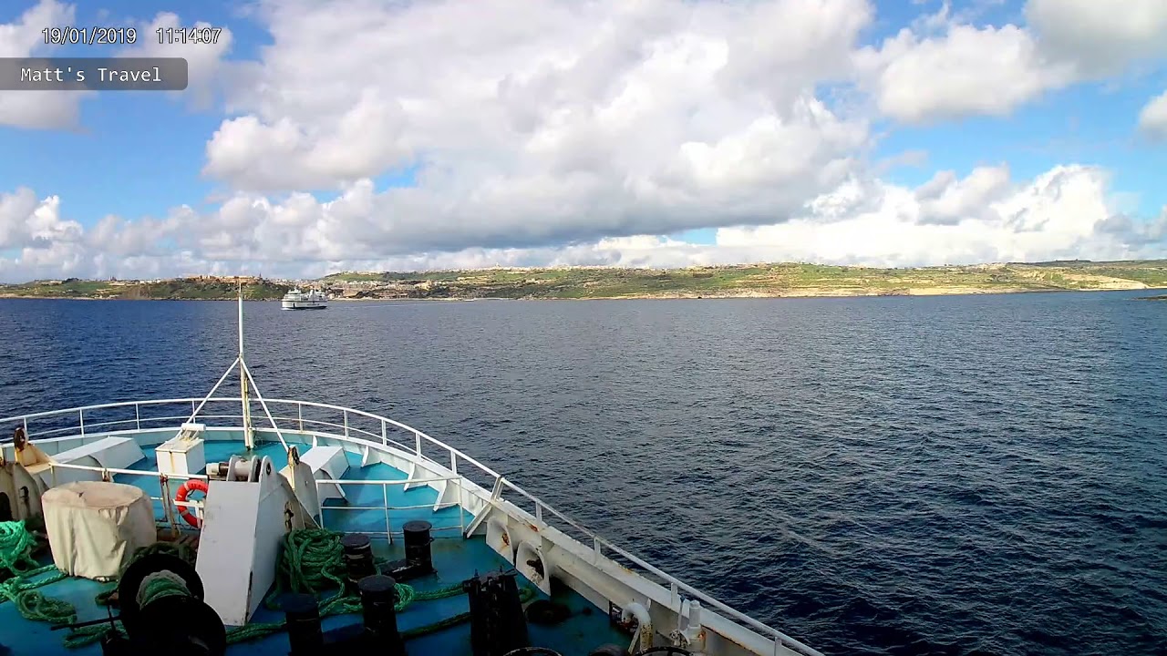 [Gozo Channel] Full sail from Malta to Gozo - YouTube