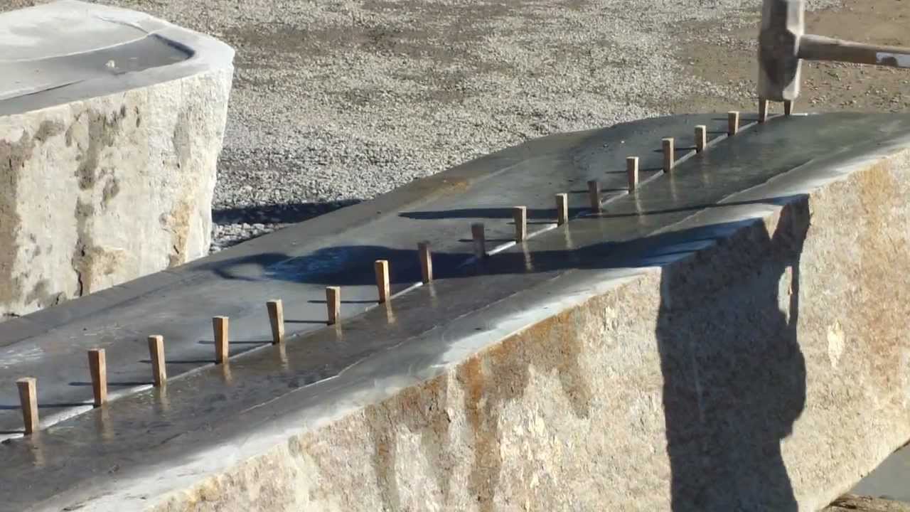 Splitting Basalt Column - YouTube