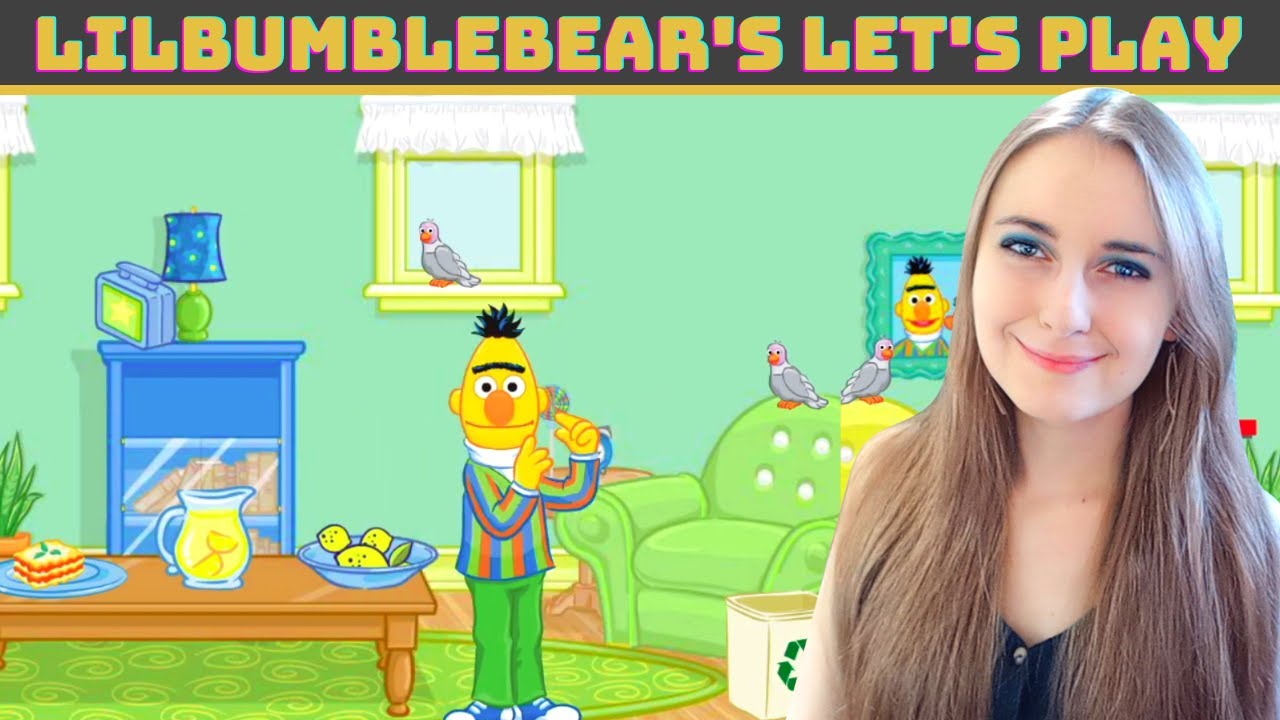 Sesame Street Pigeon Trouble with Bert | Sesame Street Learning Game ...
