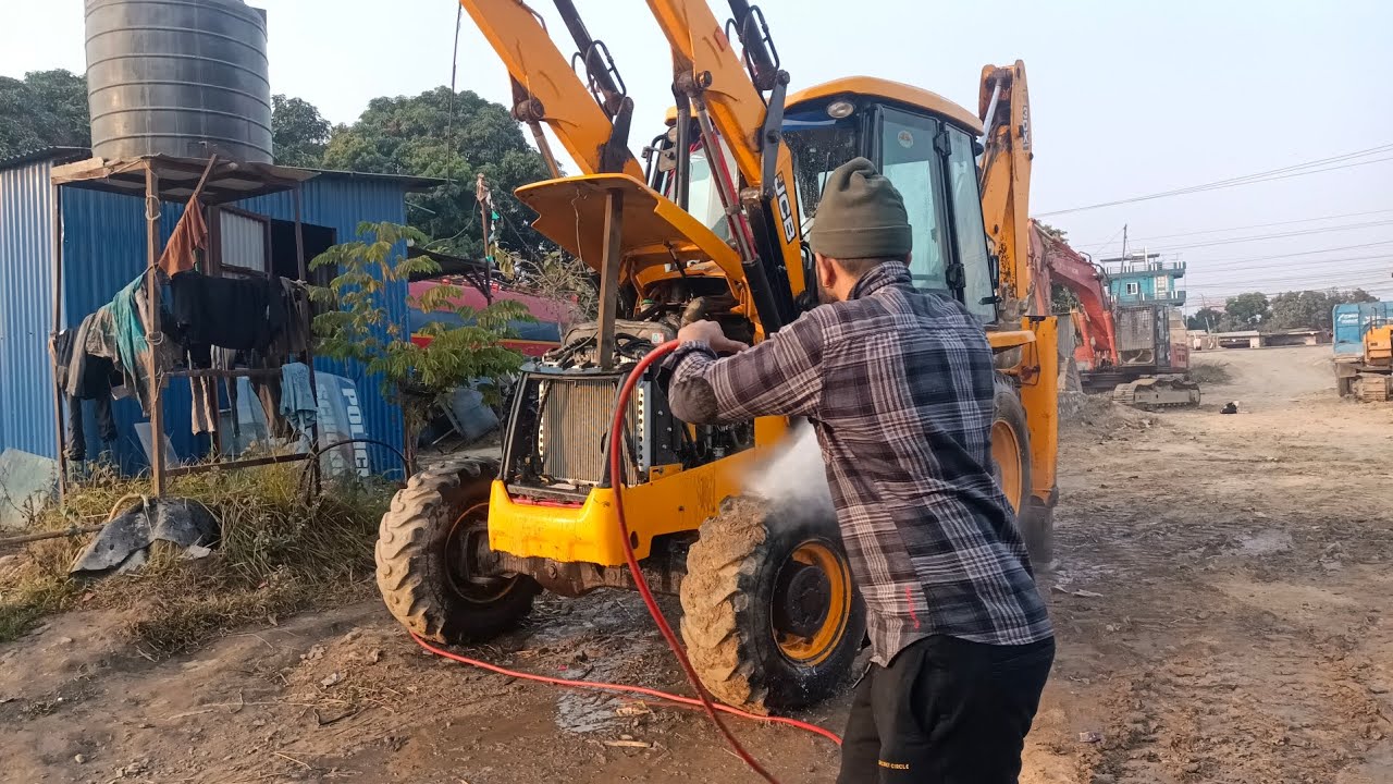 New JCB Machines washing 😱 #jcb #farming #shorts #jcb3dx #ट्रैक्टर # ...